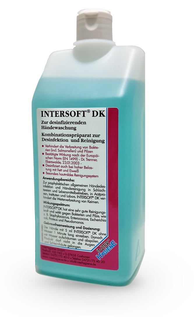 Intersoft DK® 1 L – hautmilde Händedesinfektion nach DGHM » avi-complete.de